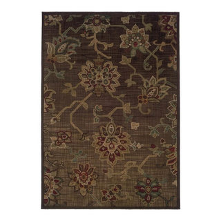 Oriental Weavers Sphinx Allure Casual Brown Rug, 5'3"x7'6 ...