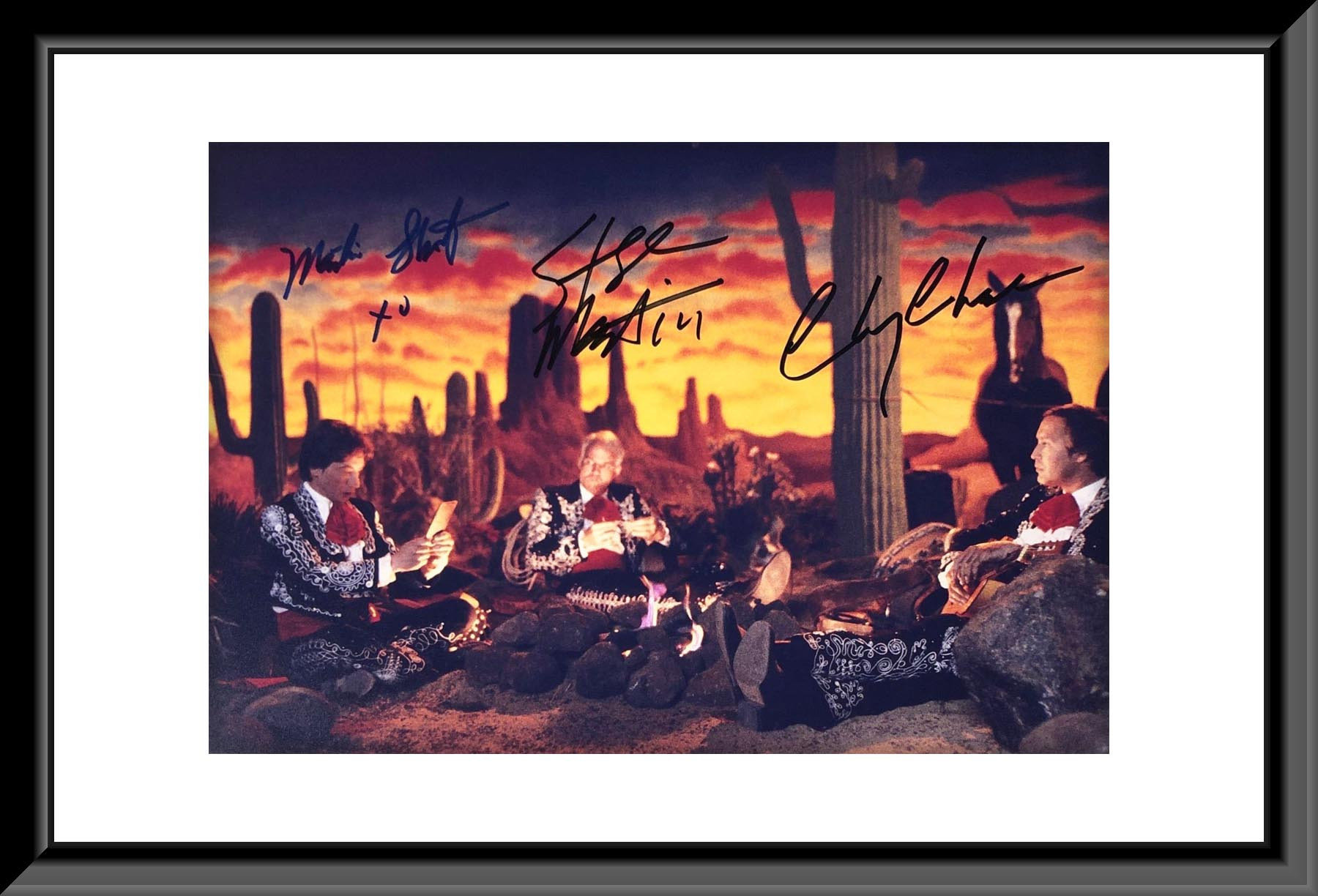 Three Amigos cast signed movie photo, 11x14 inches - Contemporary ...
