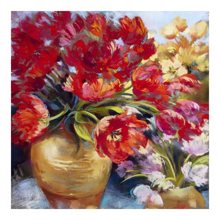 "Tulip Firework" Digital Paper Print by Nel Whatmore, 20"x20", 42"x42 ...