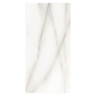 24"x48" Porcelain Marble Look High Glossy Wall and Floor Tile - Modern ...