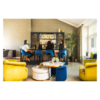 One Step Down Cocktail Lounge - Midcentury - Home Bar - Orange County ...