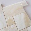 Premium White Onyx CROSS-CUT 4-Pieced OPUS Mini-Pattern Polished Mosaic ...