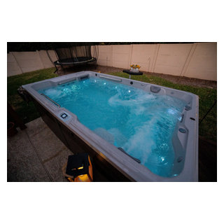 Wallace Family | Endless Pools® Swim Spa - Modern - Pool - Houston - by ...