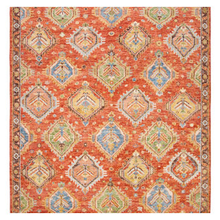 Safavieh Srk105p Samarkand Rust / Brown, 6' x 9' - Mediterranean - Area ...