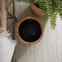 Lyla Dry Basket Planters, Set of 2 - Tropical - Indoor Pots And ...
