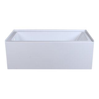 Elegant Alcove Soaking Bathtub 30X60" Left Drain - Contemporary ...