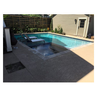 Pebble Interior - White - Swimming Pool & Hot Tub - Houston - by ...
