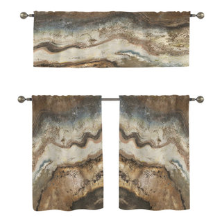Lava Flow Kitchen Tier Set - Contemporary - Curtains - by Laural Home ...