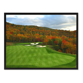 Nestled Golf Course Photo Print on Canvas with Picture Frame, 22"x29 ...
