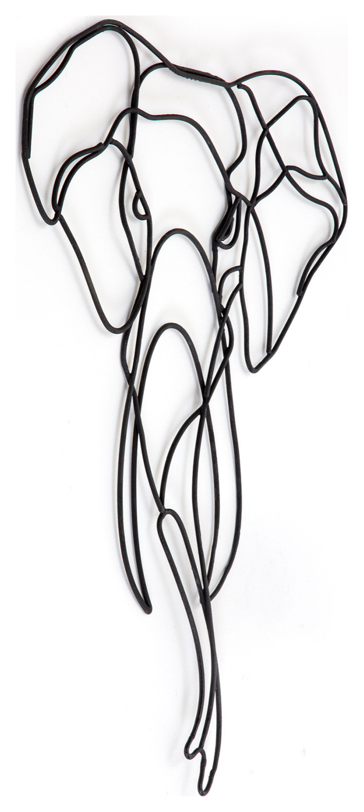 Asha Elephant Metal Wall Art - Contemporary - Metal Wall Art - by ...