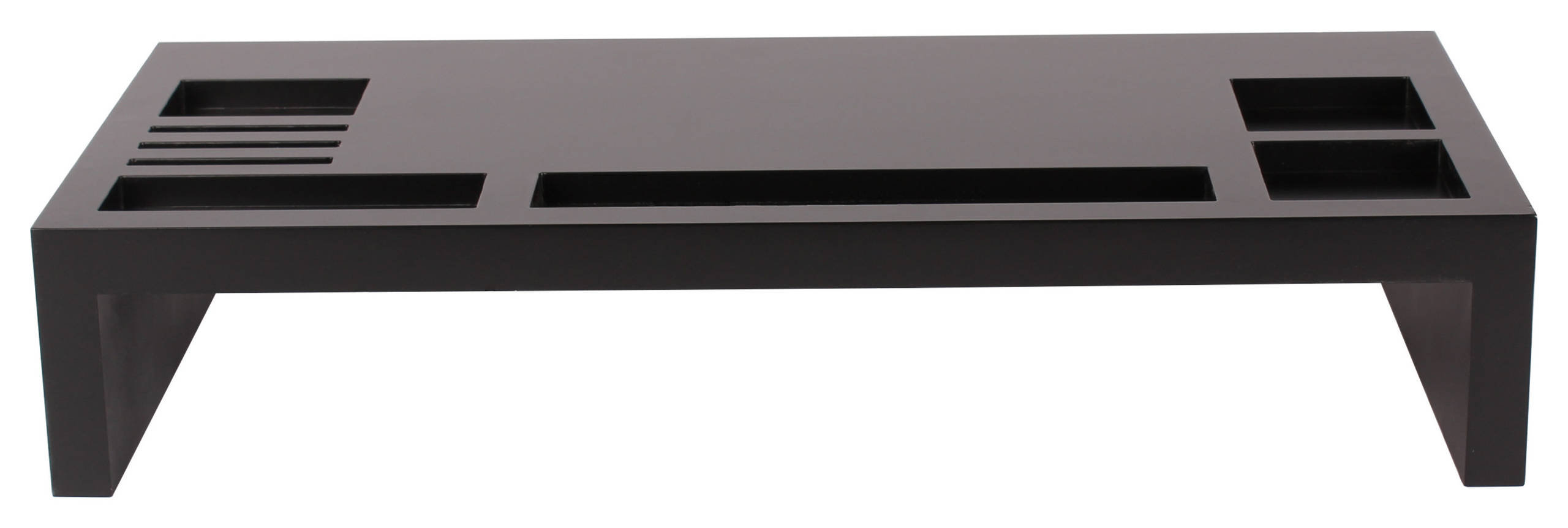 Kate and Laurel Briggs Wood Desktop Organizer Monitor Bridge ...