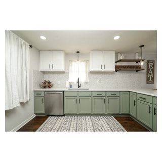 Kitchen Renovation - 513 Maple Ave - Farmhouse - Kitchen - Kansas City ...