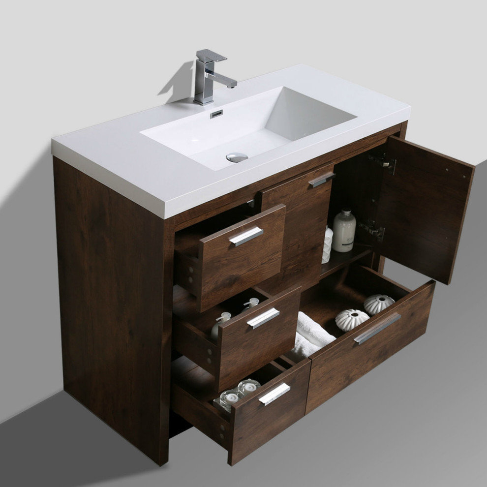 Mod 42" Modern Bathroom Vanity - Transitional - Bathroom Vanities And ...