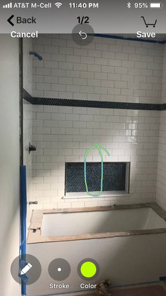 Grout color for dark gray hex floor | Houzz Forum