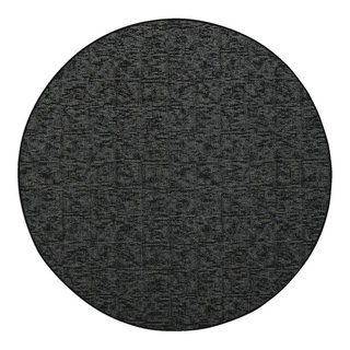 Modern Indoor/Outdoor Commercial Solid Color Area Rug, 5' Round ...