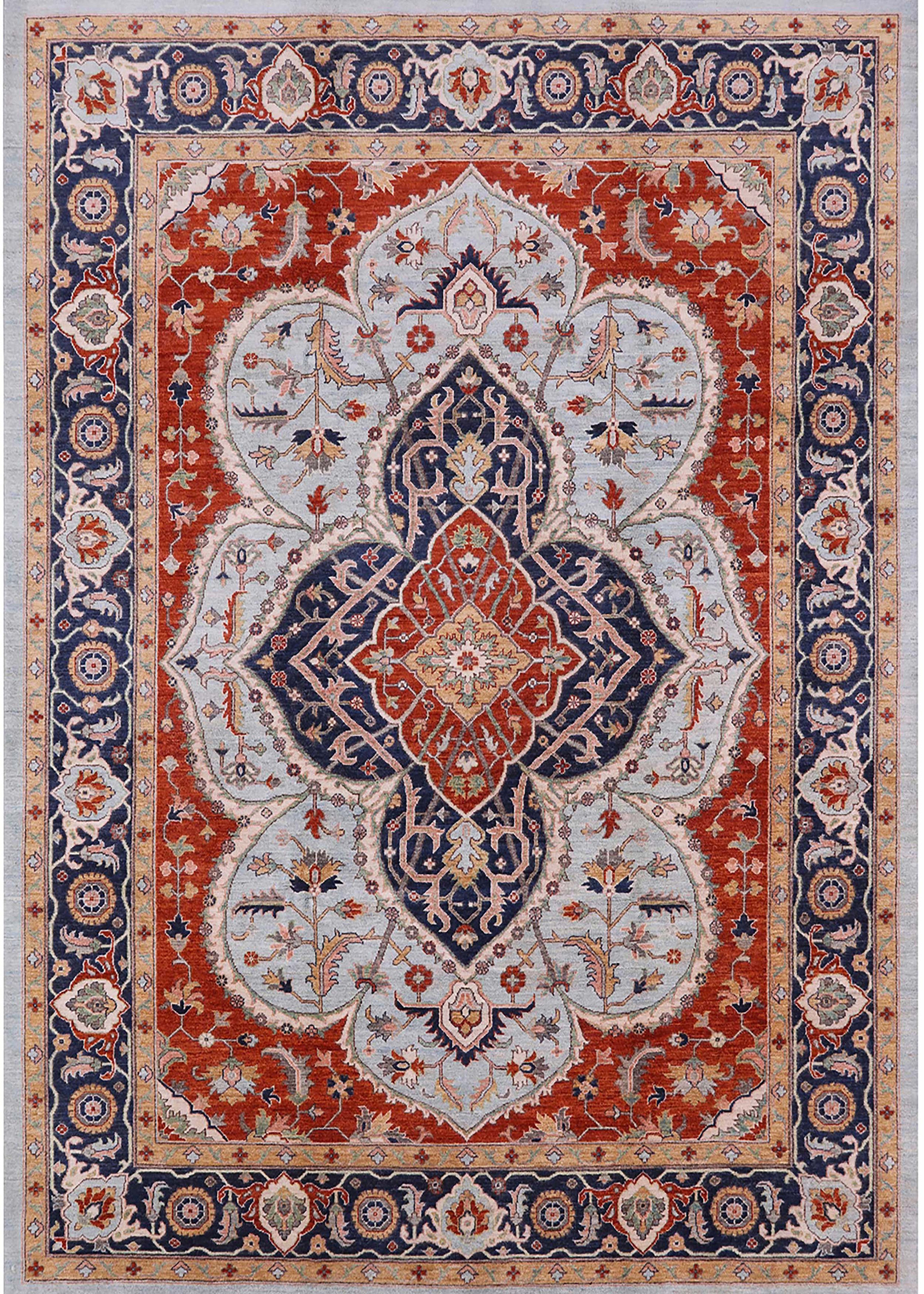 Ahgly Company Indoor Rectangle Mid-Century Modern Area Rugs, 5' x 7', 2 ...