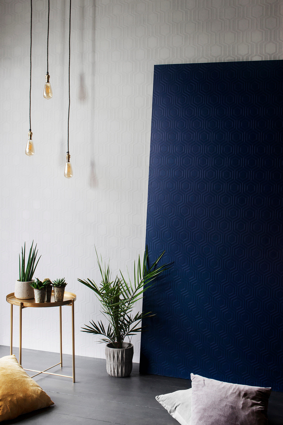 Hive Paintable Geometric Wallpaper - Contemporary - Wallpaper - by ...