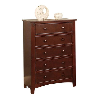 Transitional Style Wooden Chest, Brown - Transitional - Dressers - by ...
