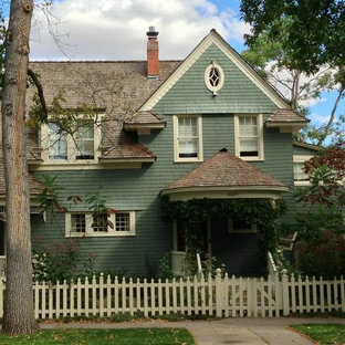 75 Most Popular Victorian Exterior with a Clipped Gable Roof Design ...