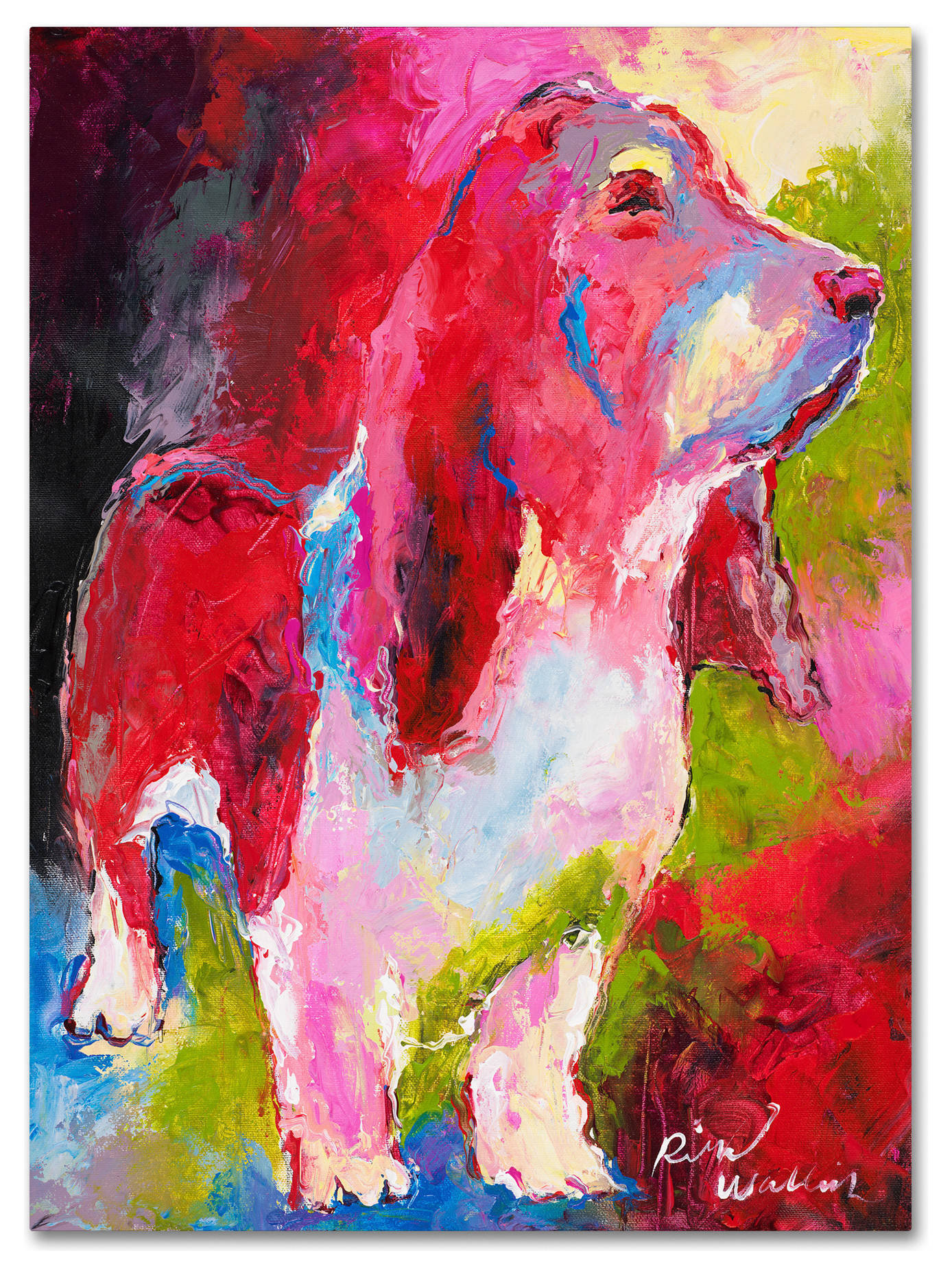 Richard Wallich 'Red Head' Canvas Art, 47"x 35" - Contemporary - Prints And Posters - by ...