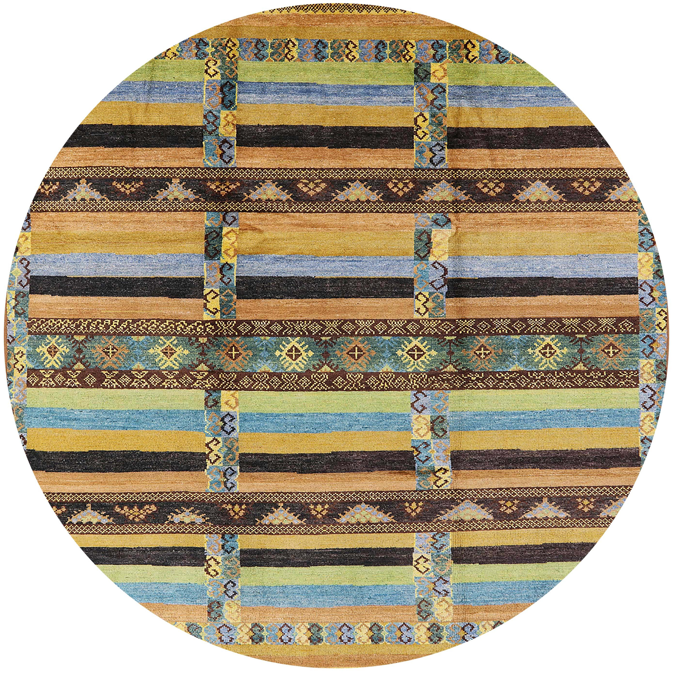 Ahgly Company Indoor Rectangle Mid-Century Modern Area Rugs, 5' x 7', 7 ...