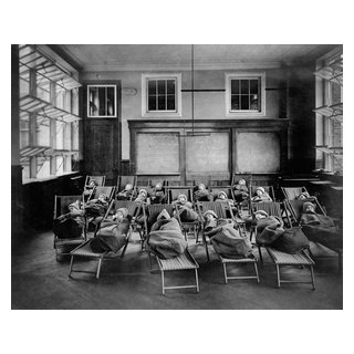 Fresh Air Class Rest Hour in Snuggies Print, 17" x 22" - Contemporary ...