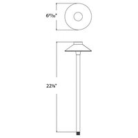 Tiki LED 12V Area-Light 3000K, Black - Transitional - Path Lights - by ...