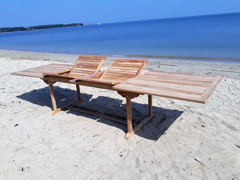 Grade A Teak 138"x40" Rectangular Extension Table seats 12-16, By ...