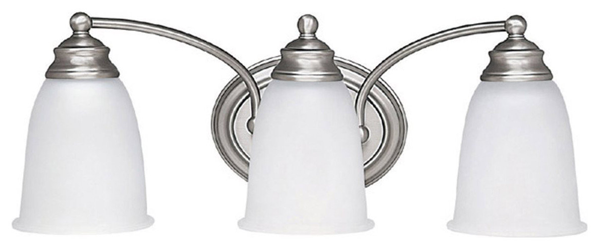 Capital 3-Light Vanity, Burnished Bronze - Transitional - Bathroom ...
