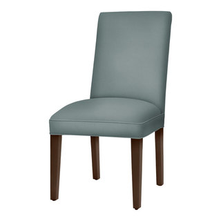 Preston Parsons Dining Chair With Brown Cherry Tapered Legs ...