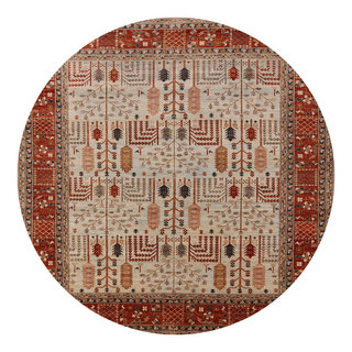 Ahgly Company Indoor Rectangle Mid-Century Modern Area Rugs, 5' x 7', 4 ...