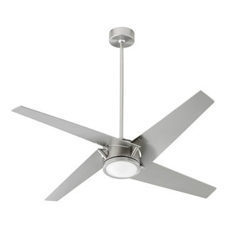 Quorum Axis 54" Fan, Satin Nickel - Transitional - Ceiling Fans - by ...
