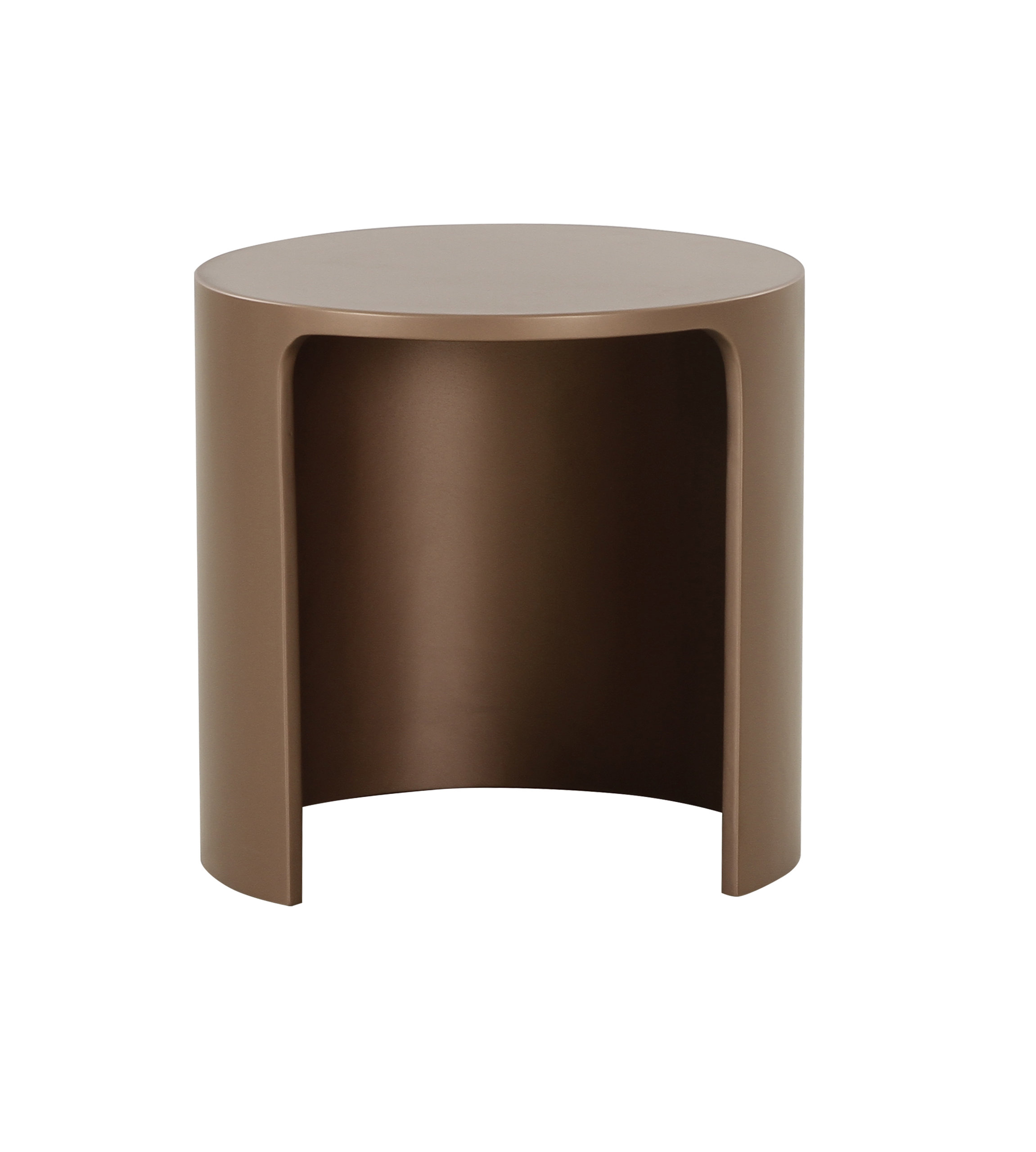 Modrest Laura Modern Round End Table - Contemporary - Side Tables And ...