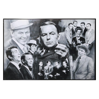 Rat Pack Collage, Unknown Artist Poster, 35.5x24 - Contemporary ...