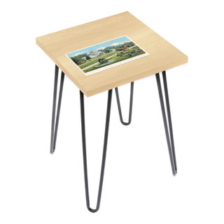 Golden Vistas, Conservatory Side Table, 15", 15" - Contemporary - Side ...