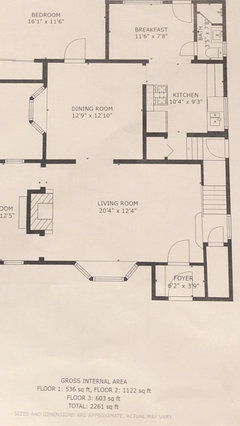 1920s side hall colonial layout help