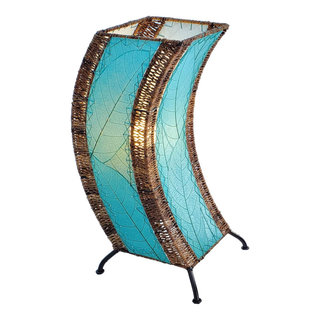 C Shape Table Lamp - Tropical - Table Lamps - by Eangee | Houzz