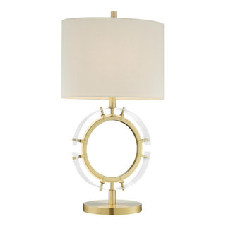 Ordell 1 Light Table Lamp, Gold - Beach Style - Table Lamps - by ...