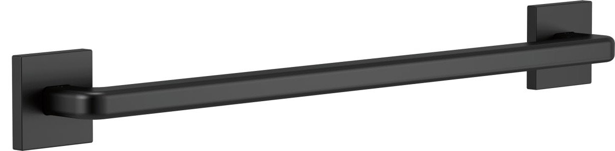 24" Grab Bar, Concealed Mounting, Angular Modern Design - Contemporary ...