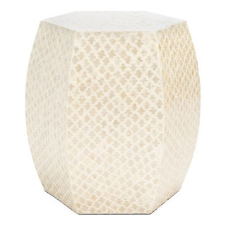 Kyler Accent Table White - Beach Style - Side Tables And End Tables ...