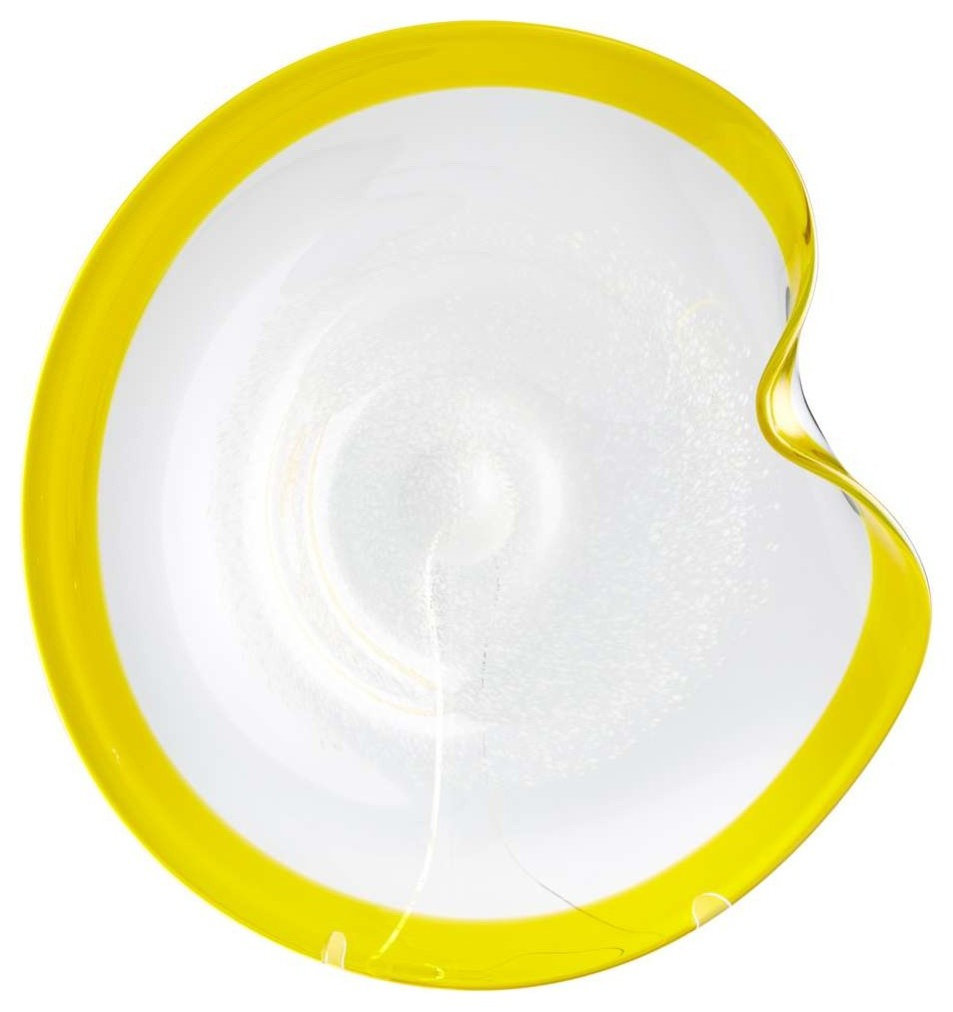 Cyan Design Cosmic Plate, Yellow and Clear, Large - Contemporary ...