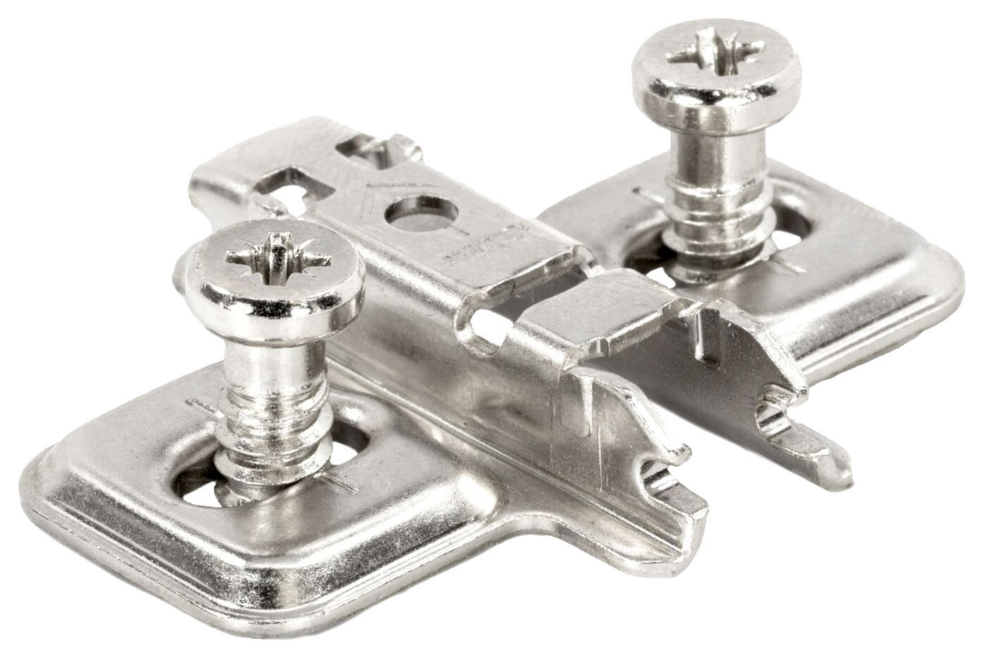 Blum CLIP Frameless Wing Mounting Plates, Pre-Mounted Euro Screws, 10 ...