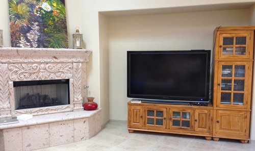 What should we do with this HUGE TV Nook?