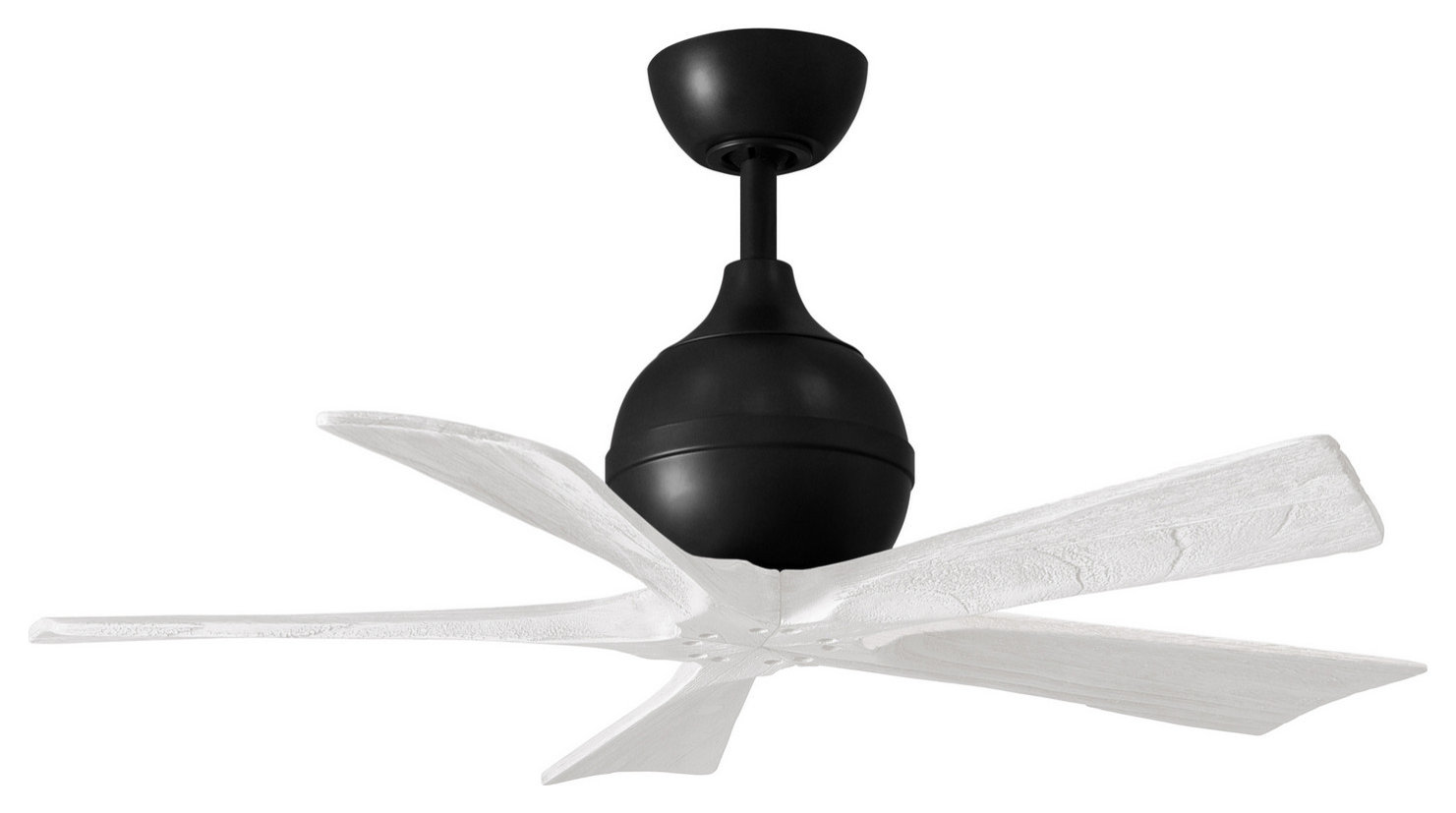 Irene 42" Ceiling Fan in Matte Black - Farmhouse - Ceiling Fans - by ...
