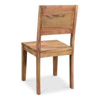 Raven Sheesham Wood Chair - set of 2 - Rustic - Dining Chairs - by ...