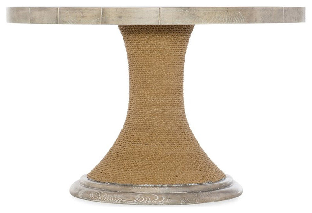 Pemberly Row Modern Dining Room 48in Round Pedestal Dining Table ...