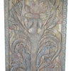 Consigned Tree of Life Carved Door, Natures Harmony Door, Kalpavriksha ...