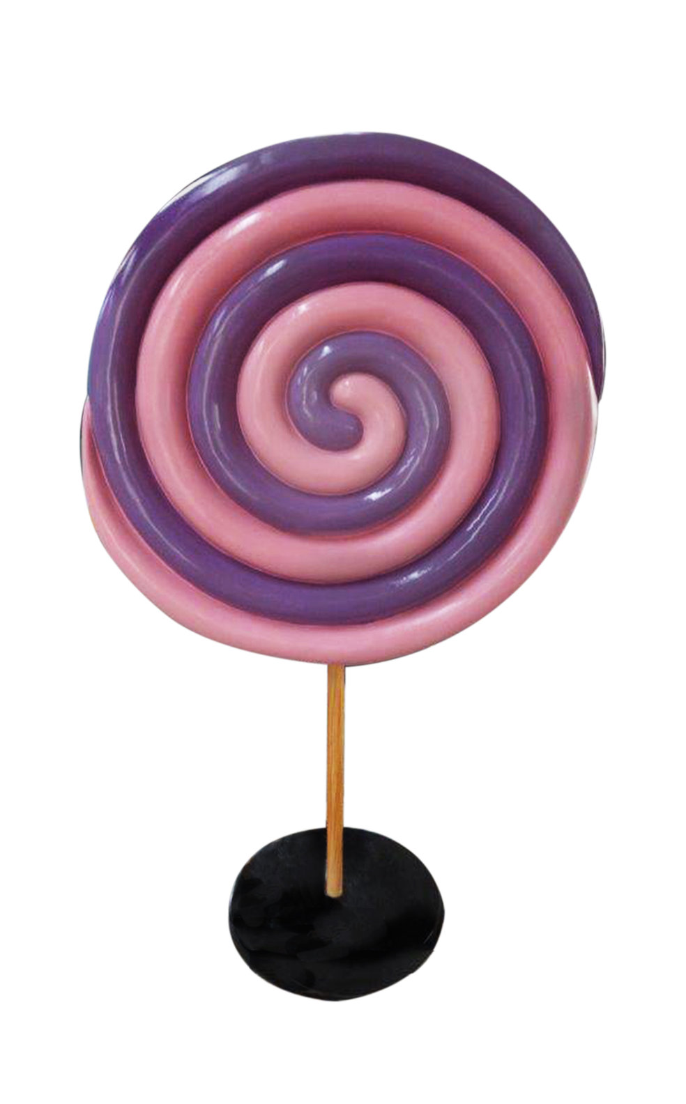 7' Purple And Light Pink Peppermint Candy Tree With Base - Contemporary ...