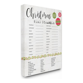 Seasonal Christmas Word Scramble Activity Winter Holiday , 1-Piece ...