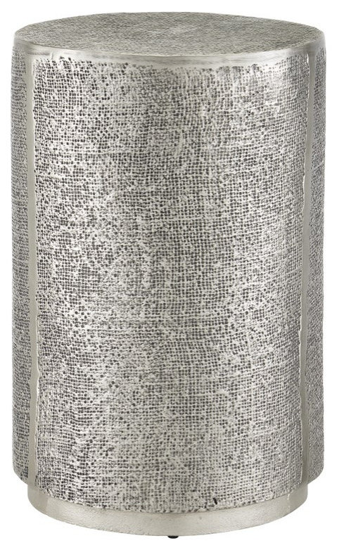 Kabeen Silver Accent Table - Contemporary - Side Tables And End Tables ...